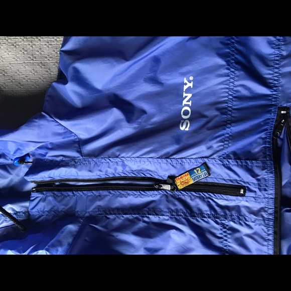Sony | Jackets & Coats | Vintage Camera Man Sony Blue Jacket | Poshmark